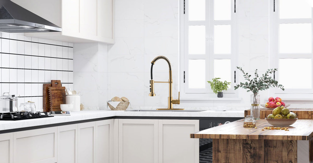 From Style to Durability: A Guide to Gold Kitchen Faucets – Aimadi sanitary